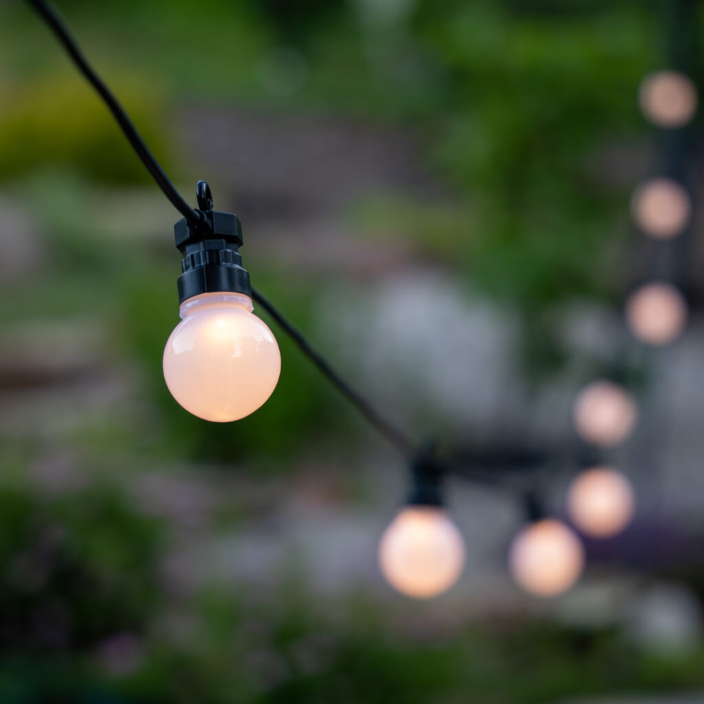 LED lauko girliandos, lemputės | Miško šviesos