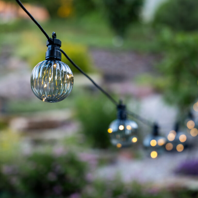 LED lauko girliandos, lemputės | Miško šviesos